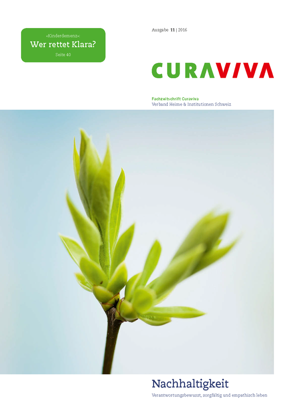 Fachzeitschrift Curaviva - Magazin ARTISET - Fachzeitschrift Curaviva