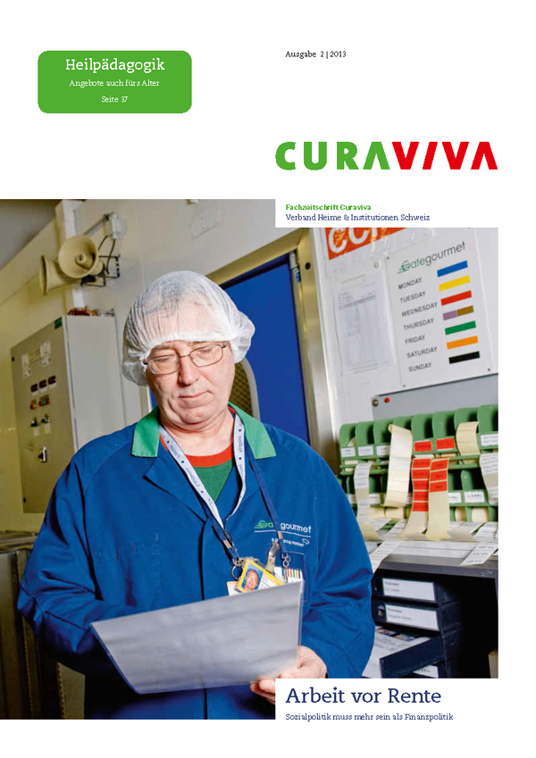 Fachzeitschrift Curaviva - Magazin ARTISET - Fachzeitschrift Curaviva